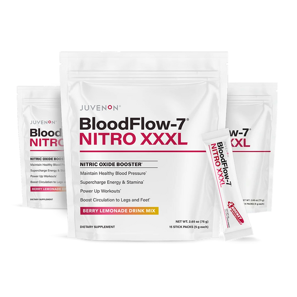 BloodFlow-7® XXXL Drink Mix Travel Sticks - Juvenon